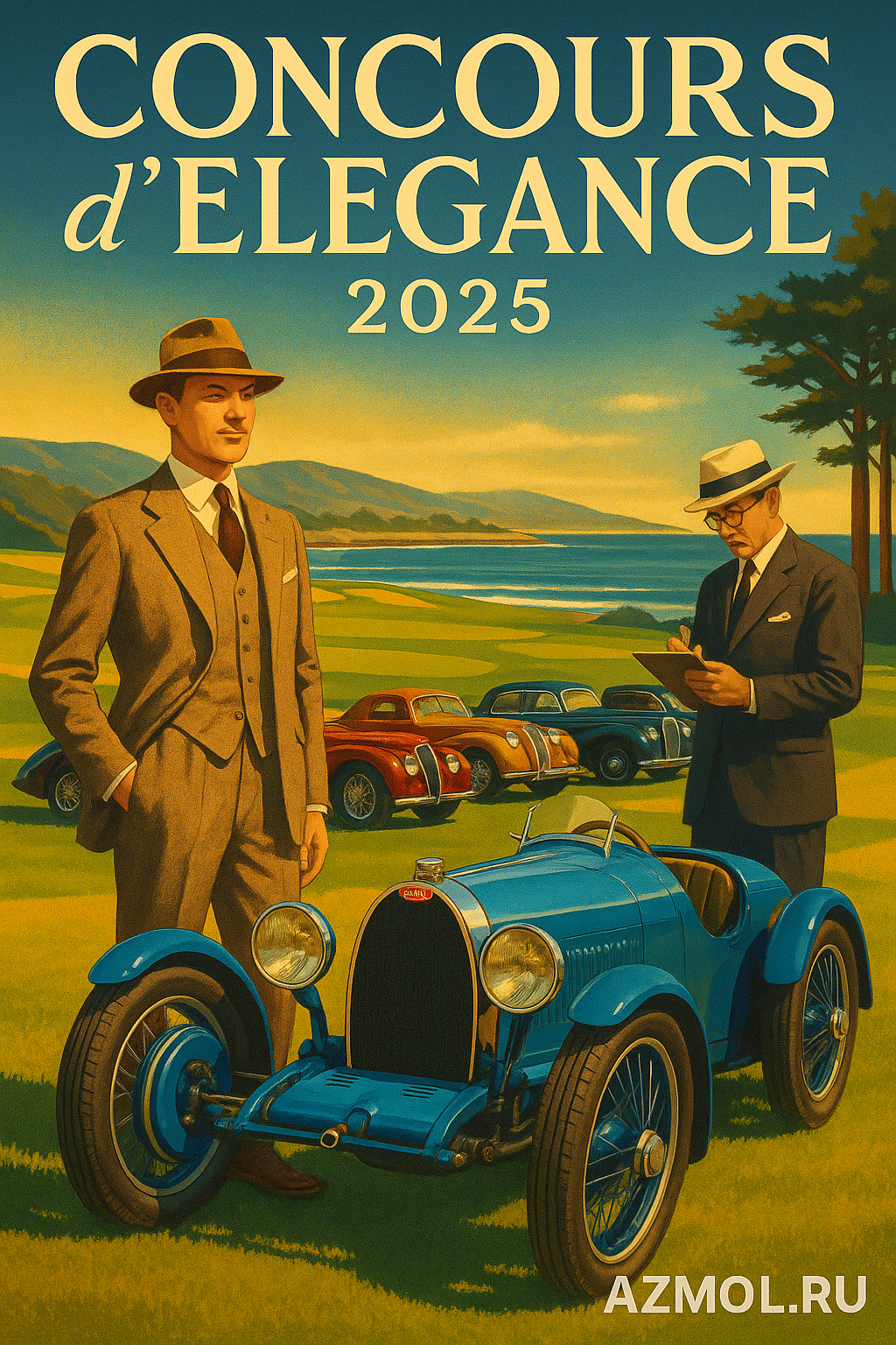 Concours d'Elegance 2025: шедевры ретро-авто в Пеббл-Бич